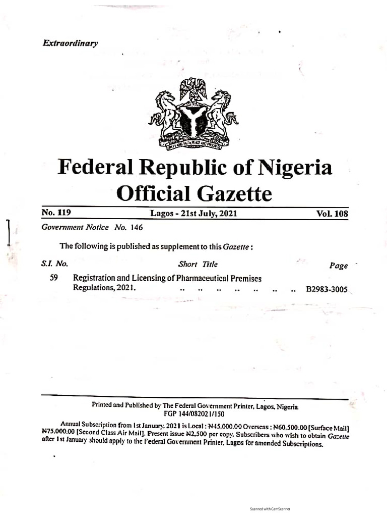 Registration and Licensing Regulations 1 | PDF