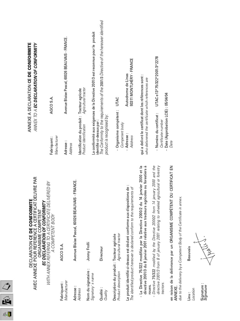 OIB 5400 EAME Dyna-4 | PDF | Tractor | Concesionario de coches