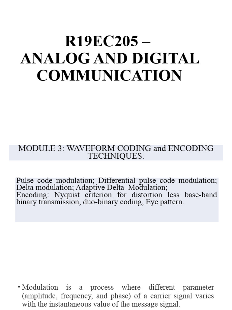 Adc Unit 3 | PDF | Modulation | Sampling (Signal Processing) Adc Unit 3 | PDF | Modulation | Sampling (Signal Processing)