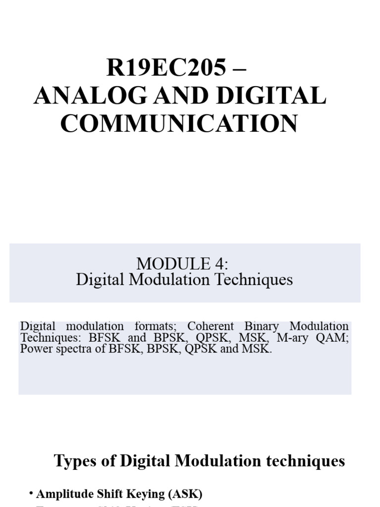 Adc Unit 4 | PDF | Modulation | Wireless