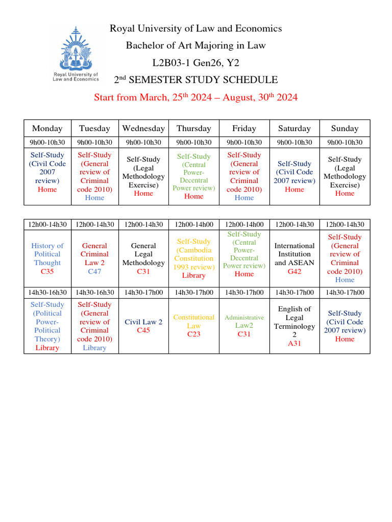 my_study_schedule | PDF
