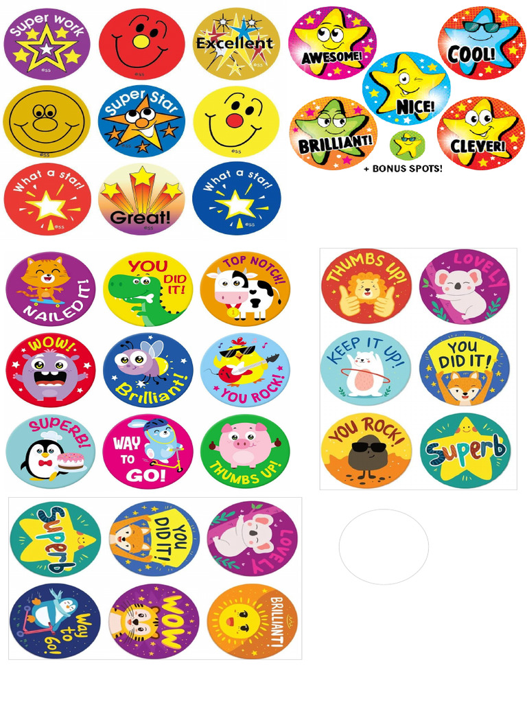 Reward Stickers | PDF