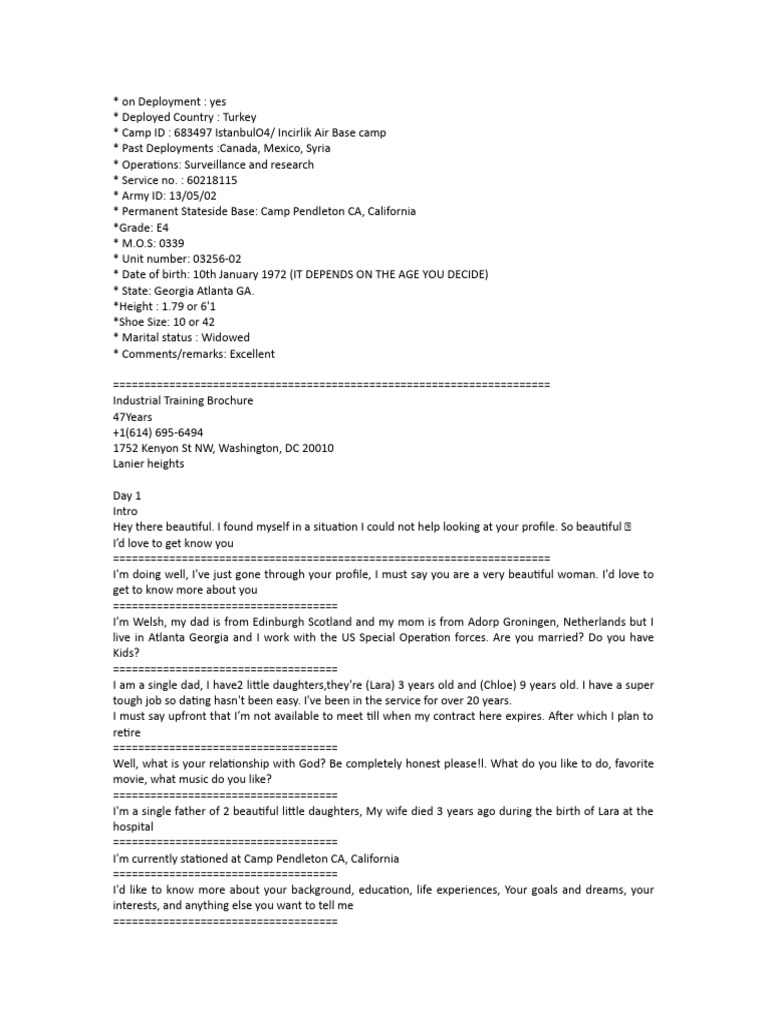 On Deployment-1 | PDF | Love | Friendship