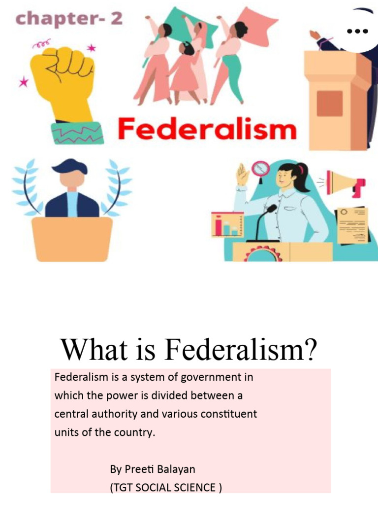 Federalism 1 | PDF | Government | Governance