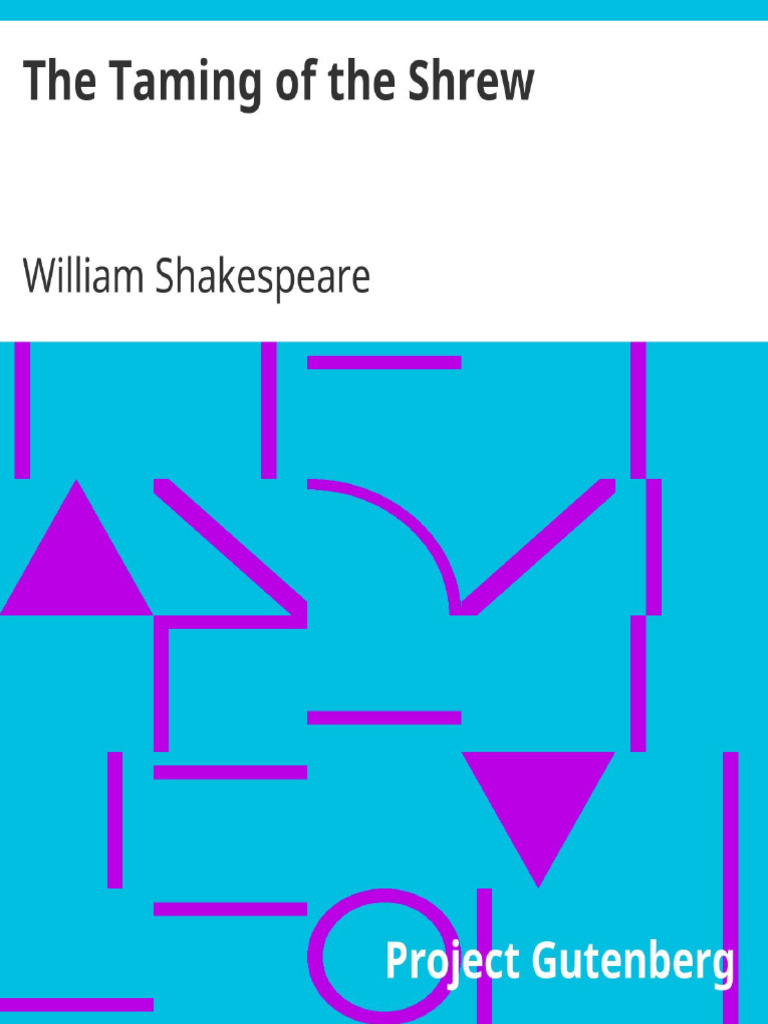Shakespeare's Taming of the Shrew Etext | PDF | The Taming Of The Shrew ...
