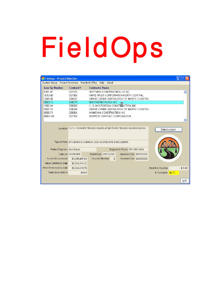 Field Ops Manual CAARS User Manual | PDF | Invoice