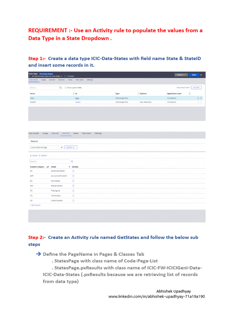 Dropdown Configuration Using Activity Rule | PDF | Computing | Computer ... Dropdown Configuration Using Activity Rule | PDF | Computing | Computer ...