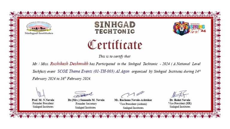 Rushikesh Deshmukh | PDF