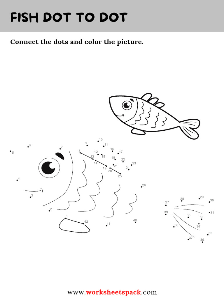Ex - Sea Animal Dot To Dot | PDF