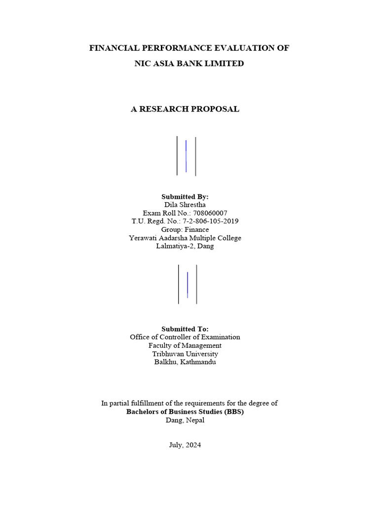 NIC Proposal Dila | PDF | Banks | Private Sector