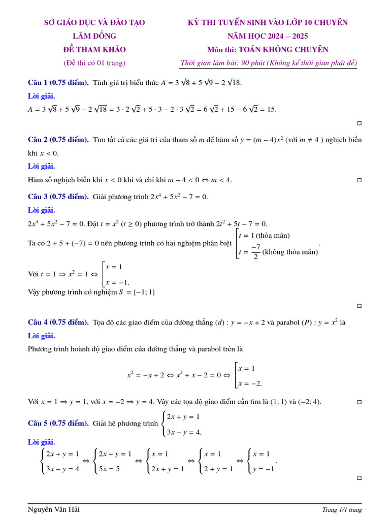 DE-ON-SO-1-ĐÁP-ÁN | PDF