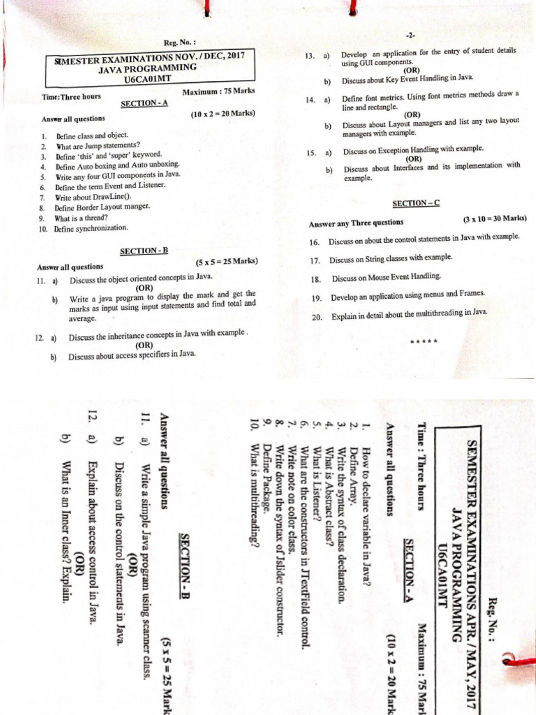 BCA Java Programming | PDF