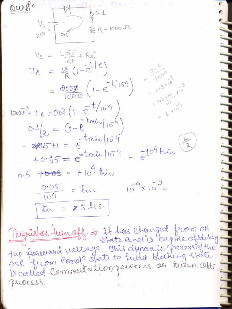 Power Elctronics Notes 3 | PDF