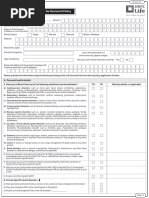 Declaration of Good Health Form | PDF | Life Insurance | Insurance