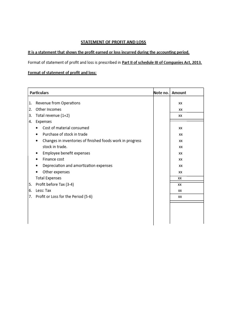 Income Statement | PDF | Expense | Inventory