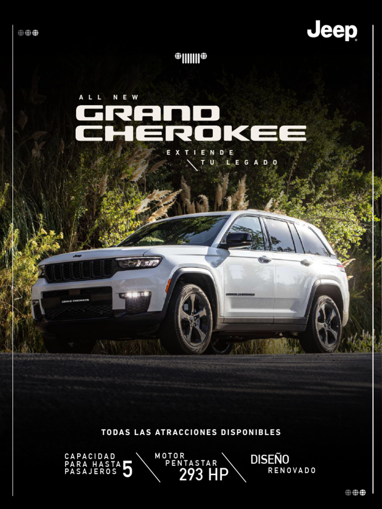 Ficha Técnica Jeep Grand Cherokee 2 rows | PDF | Tecnologías ...