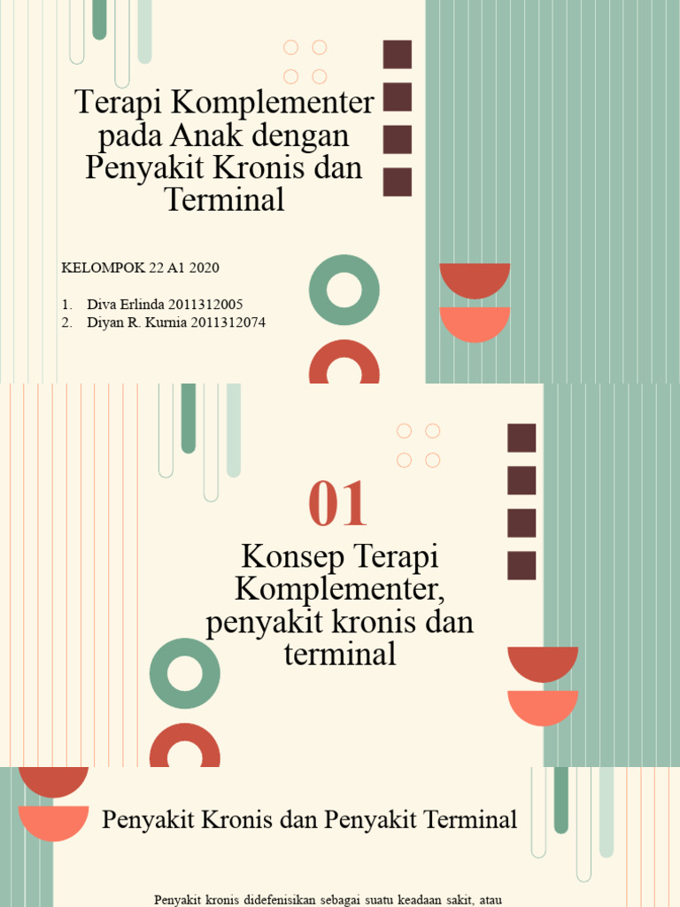 KLP 22 - A1 2020 - Terapi Komplementer Pada Anak Dengan Penyakit Kronis Dan Terminal | PDF