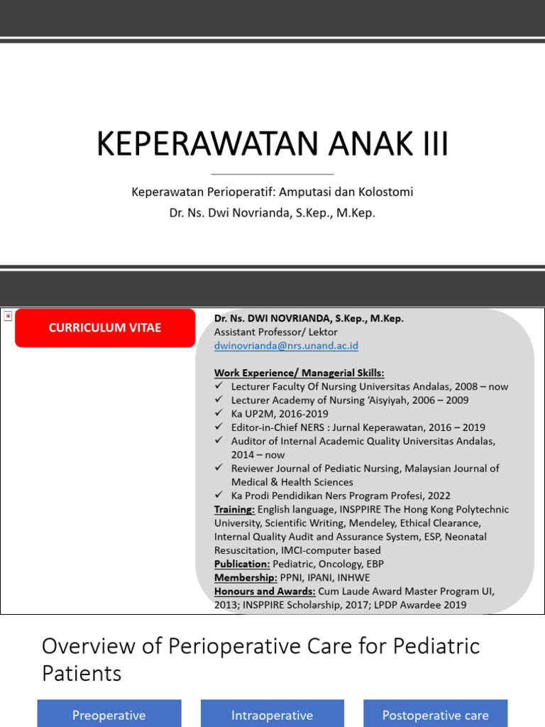 PTM 9 Kep Anak III | PDF | Perioperative | Surgery