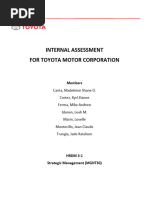 Toyota Organizational Structure | PDF | Toyota | Organizational Structure