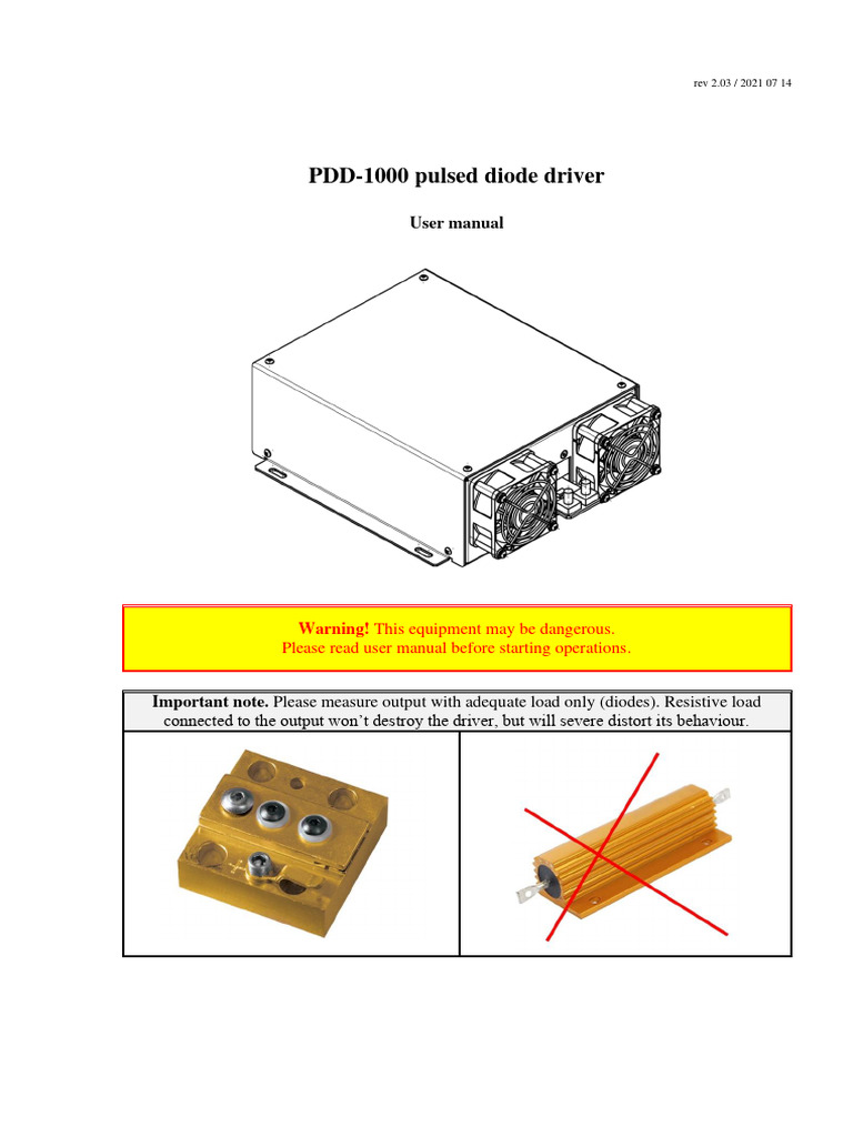 pdd-manual-en | Download Free PDF | Rectifier | Diode