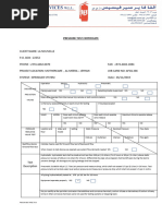 Pipeline Hydrostatic Test Certificate | PDF