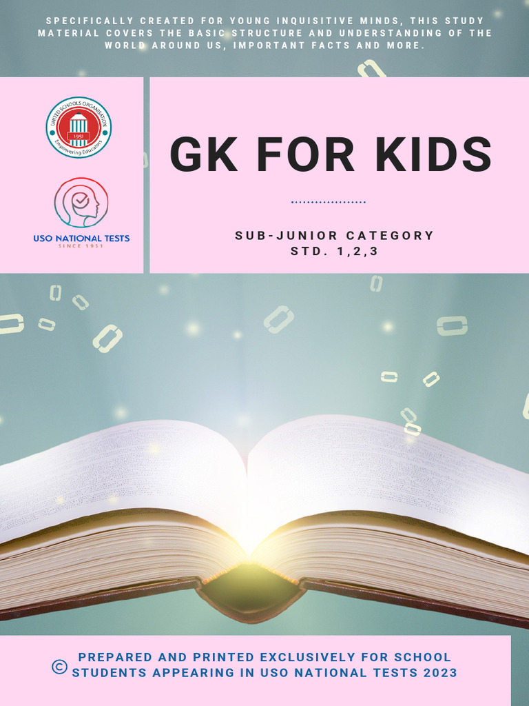 GK Book for Kids: Sub-Junior Edition | PDF | Planets | Solar System