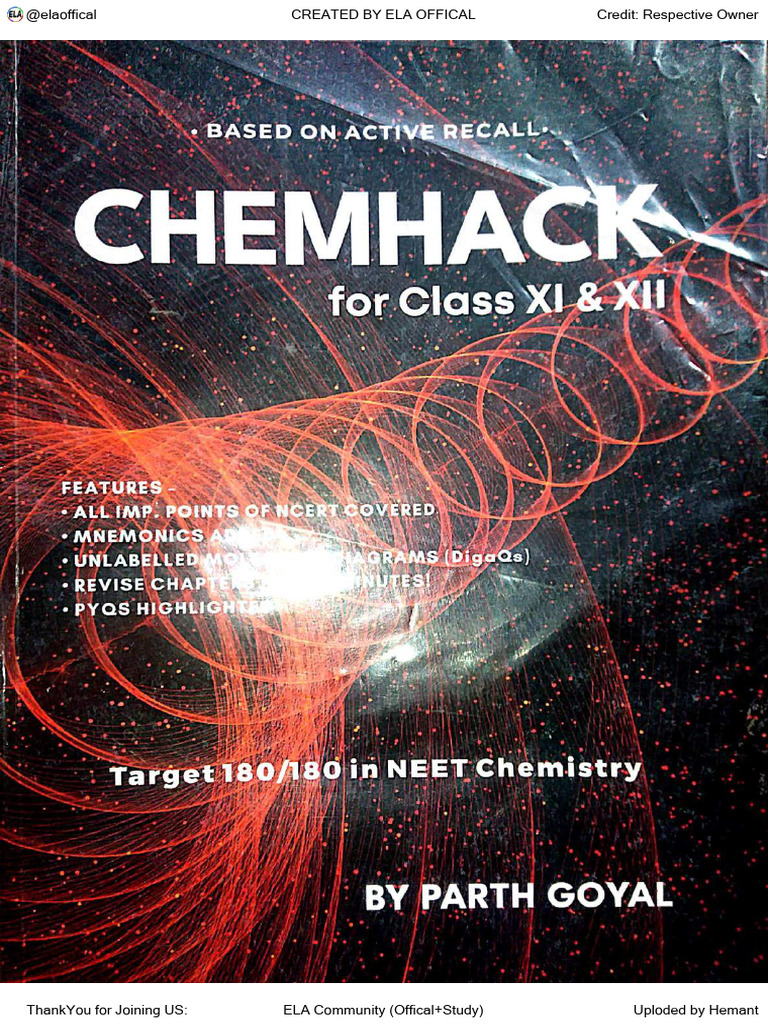 Class 11th & 12 CHEMHACK (4th Edition) - Copy-Compressed | PDF
