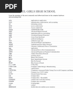 CompTIA Security 701 Acronyms List | PDF | Computer Network | Encryption