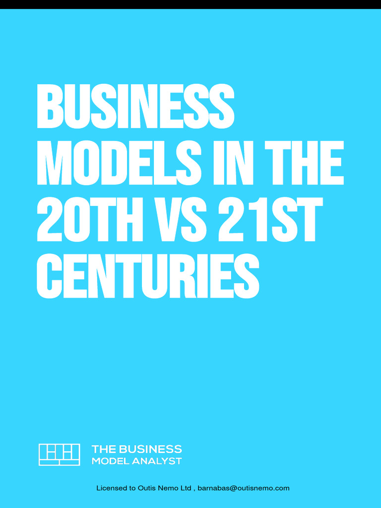21st Century Business Model Evolution | PDF | Computing