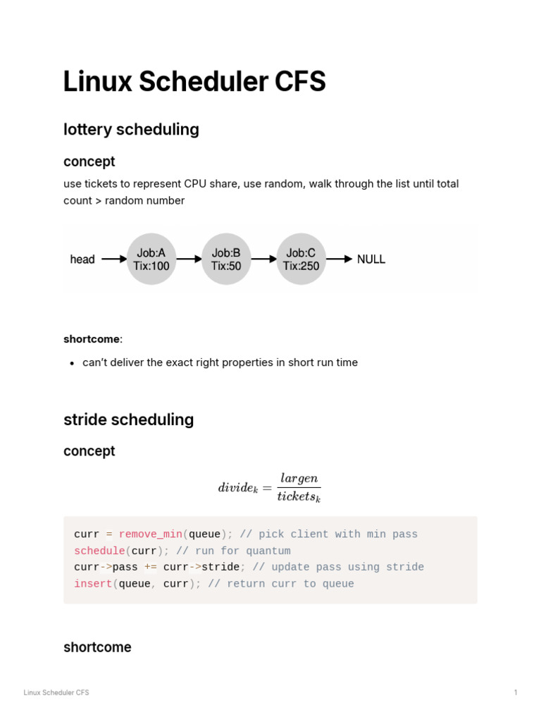 Linux Scheduler CFS | PDF | Scheduling (Computing) | Computer Architecture