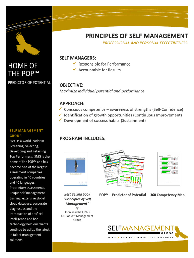 Principles of Self Management | PDF