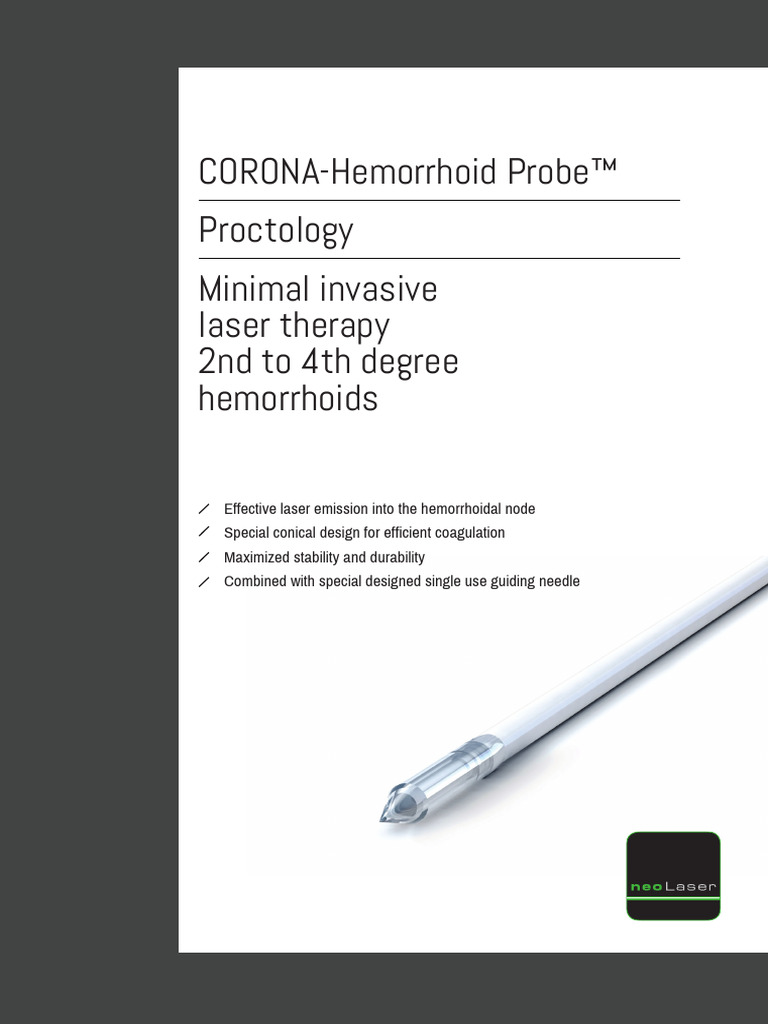 CORONA Hemorrhoid Probe | PDF