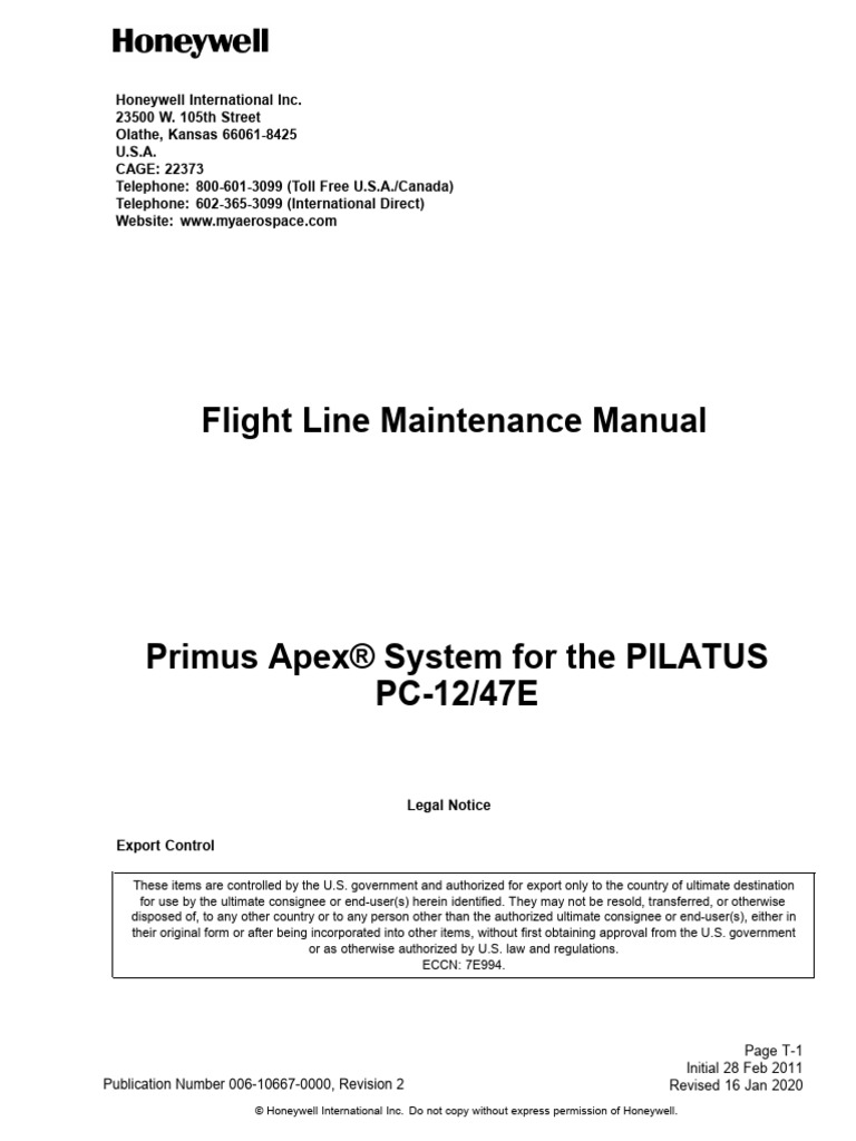 Flight Line Maintenance Manual | PDF | Damages | License