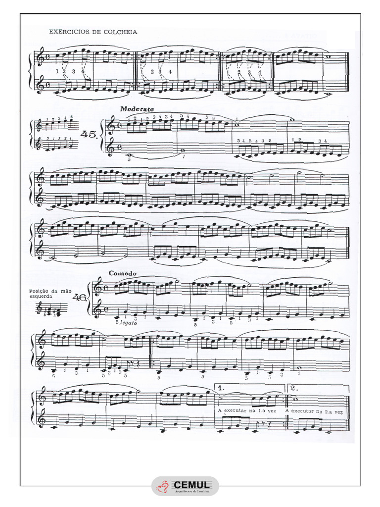 Exercício de Colcheia | PDF