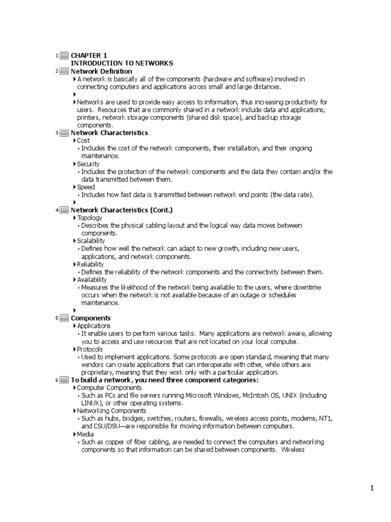 Introduction To Networks | PDF | Network Topology | Computer Network