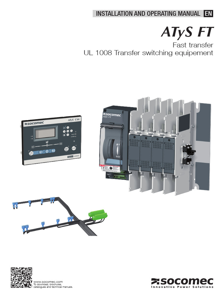Atys FT Instruction Manual Installation and Operating Manual 2021-05-549867 en Us | PDF | Switch ...