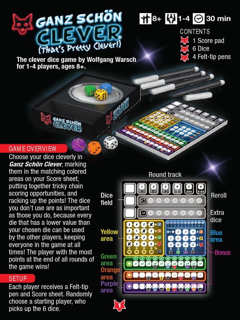 That's Pretty Clever Game Guide | PDF | Dice