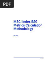 MSCI ESG Ratings Methodology | PDF