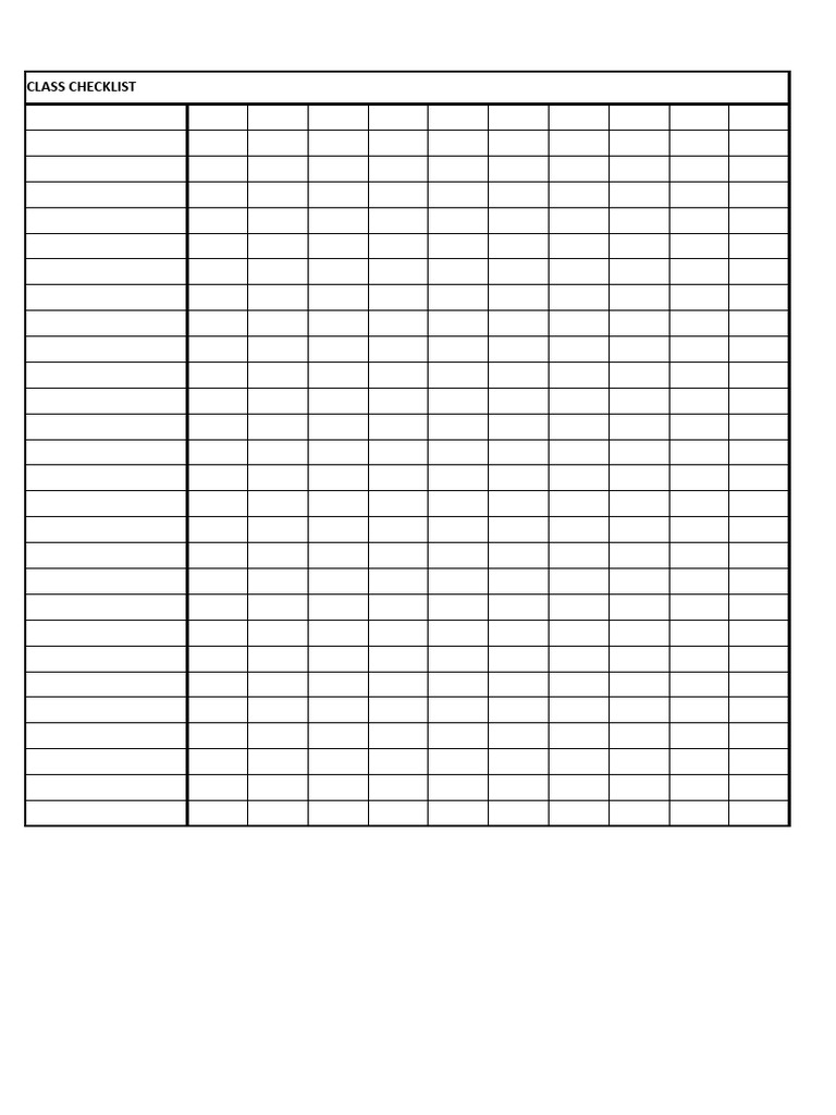 MASTER Markbook Template | PDF