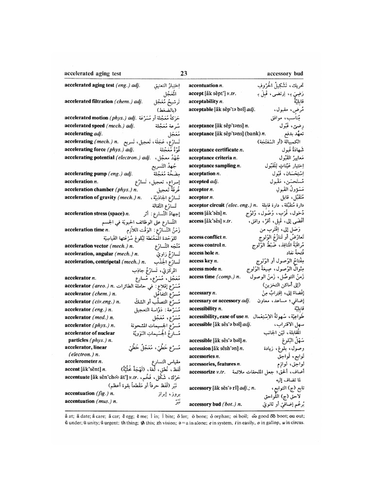 The Dictionary English-Arabic 3 | PDF