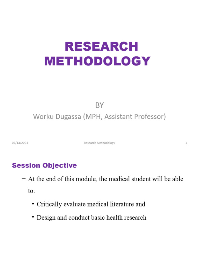 Research Methodolog Final | PDF | Sampling (Statistics) | Methodology