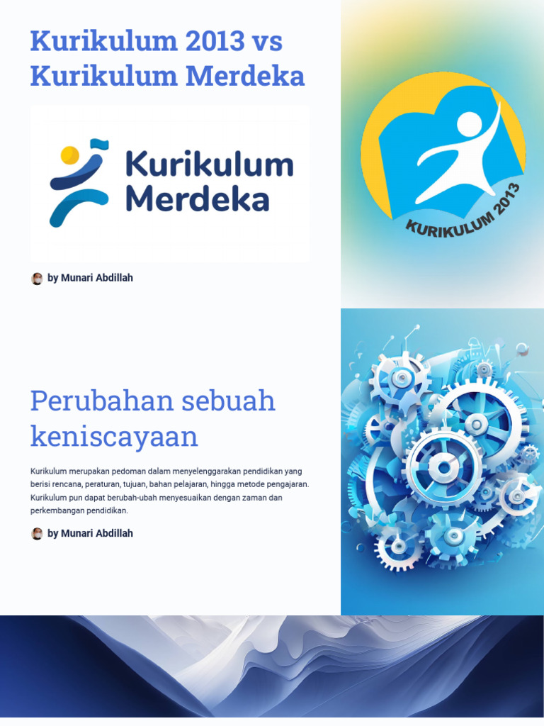 Kurikulum 2013 Vs Kurikulum Merdeka | PDF