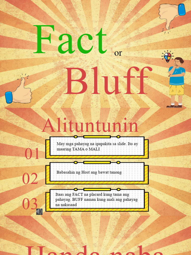 FACT or BLUFF-1 | PDF | Social Science | Wellness