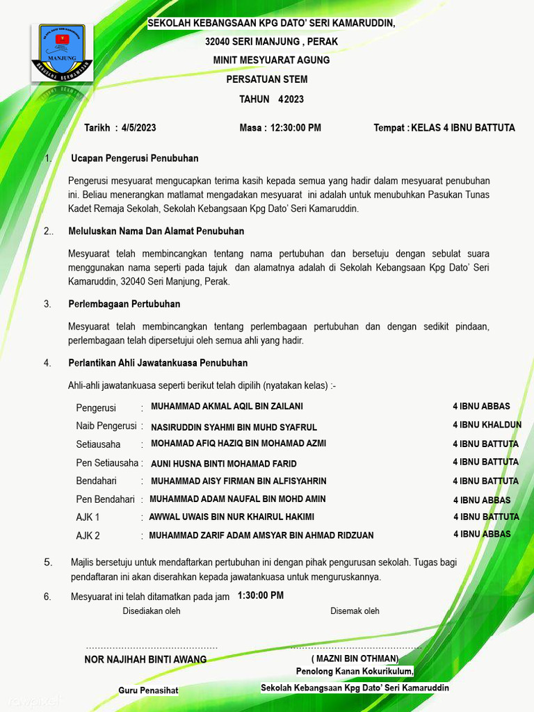 Persatuan Stem Pdf