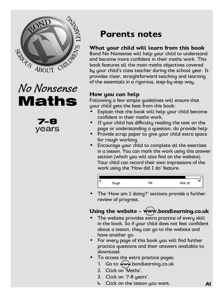 No Nonsense Math 7-8 Answers | PDF | Shape | Mathematics