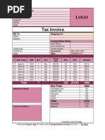 Cloth Bill Format 2 | PDF