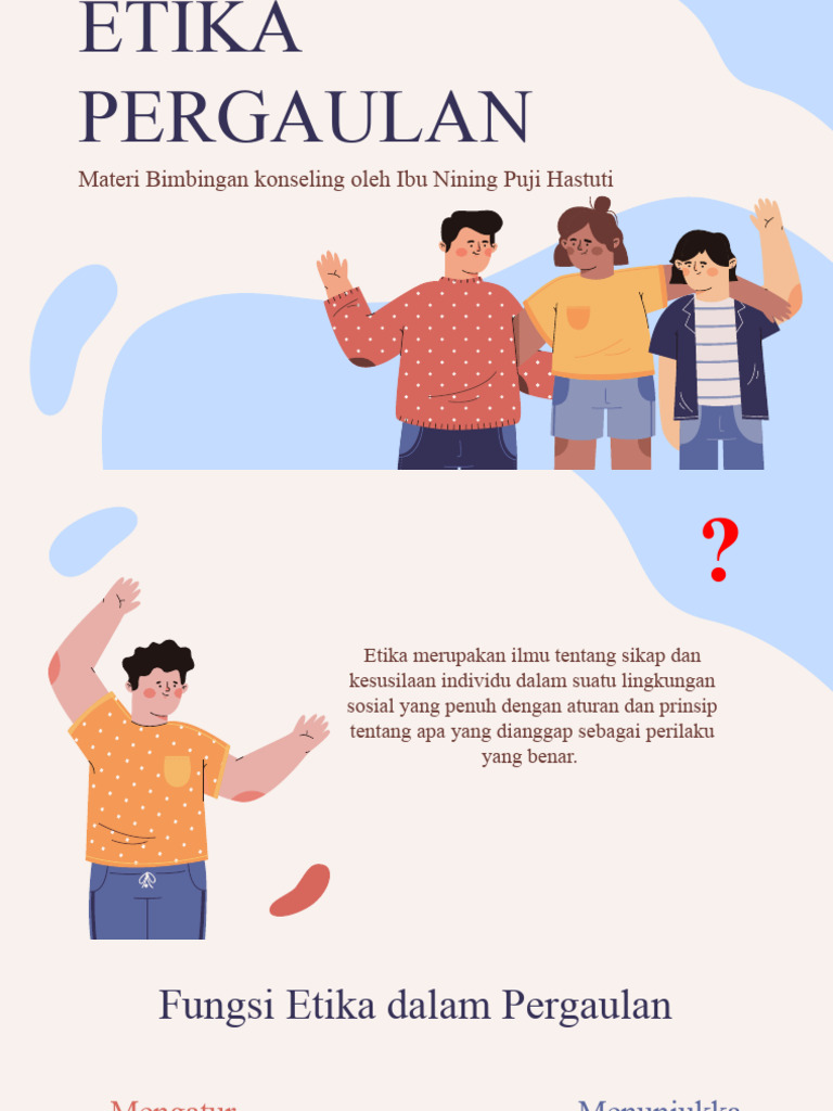 Etika Pergaulan (Materi BK) | PDF