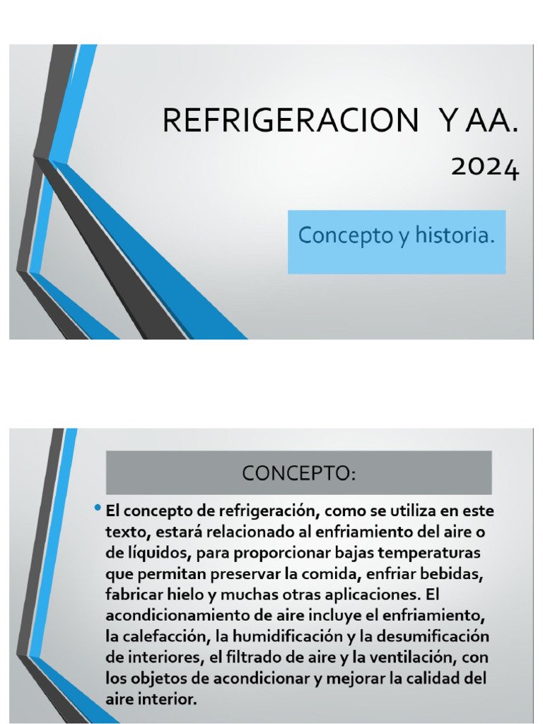PLACAS PRIMERA PARTE CURSO REFRIG.AA | PDF