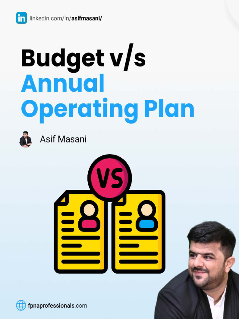 Budget VS Annual Operating Plan 1717814810 | PDF