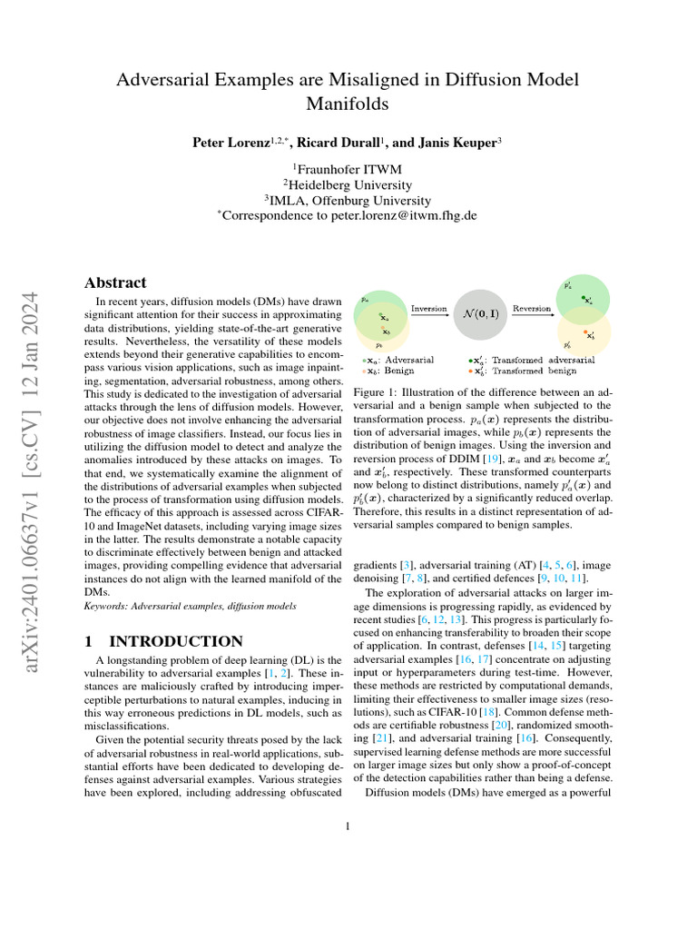 Adversarial Misalignment in Diffusion Models | PDF | Applied ...